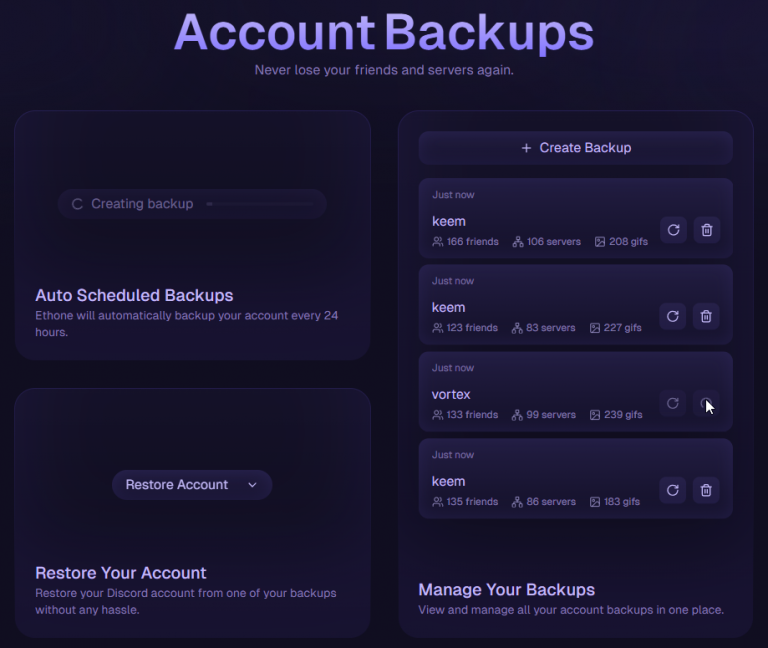 Ethone Discord Selfbot – Safe & Secure | RadiantCC