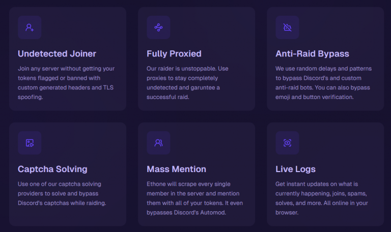 Ethone Discord Selfbot – Safe & Secure | RadiantCC